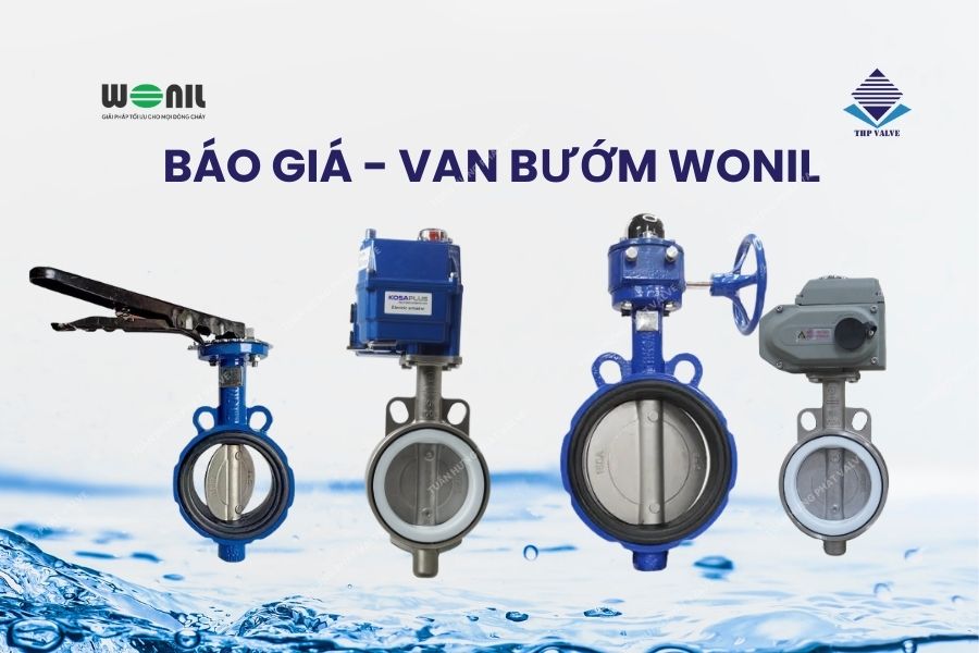 Báo giá Van bướm Wonil - Inox, Gang - Cập nhật mới nhất 2025
