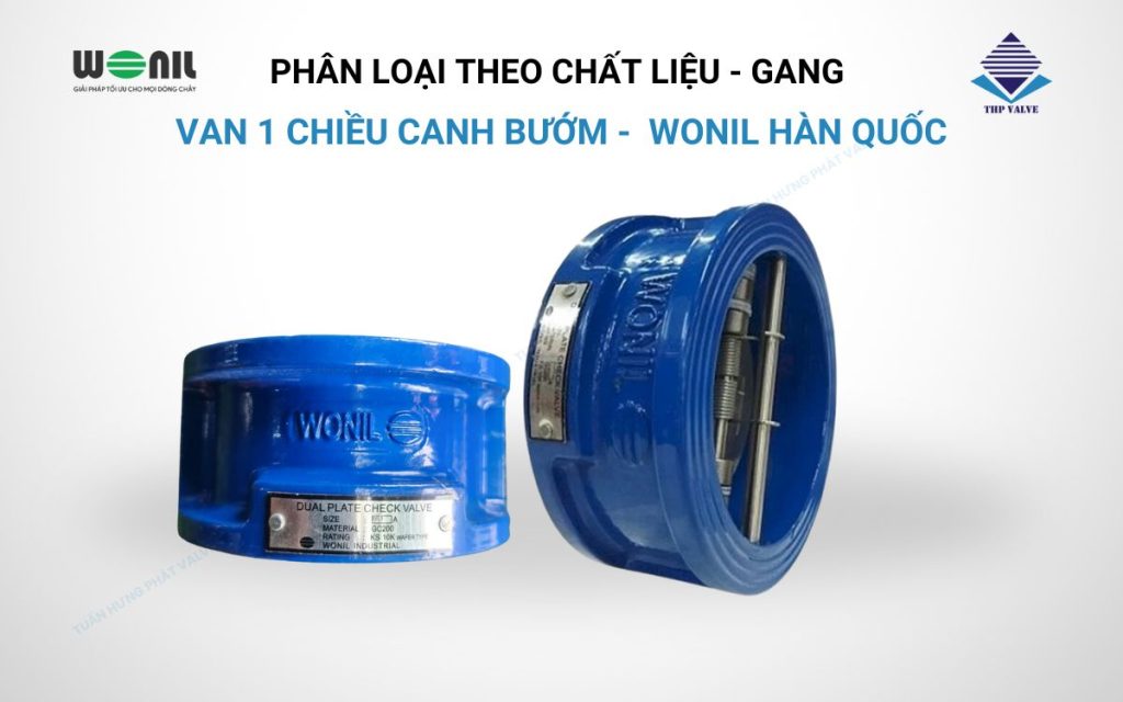 Van 1 chiều cánh bướm Wonil | Gang - Inox | Giá tốt