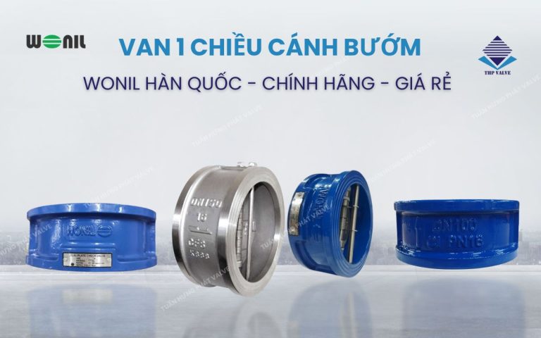Van 1 chiều cánh bướm Wonil | Gang - Inox | Giá tốt
