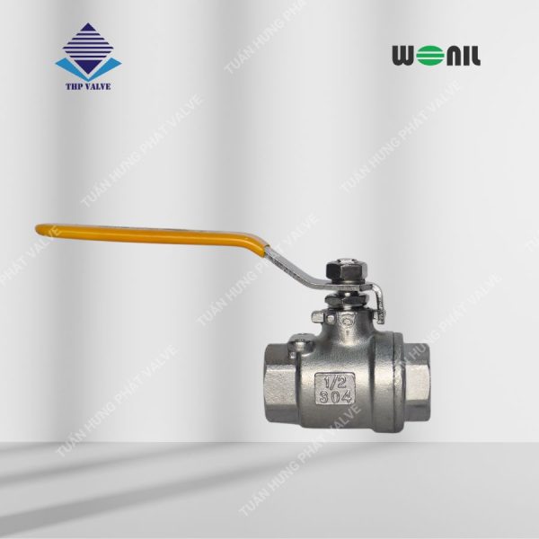 Van Bi Wonil Tay Gạt Inox Nối Ren DN15 (1/2" inches)