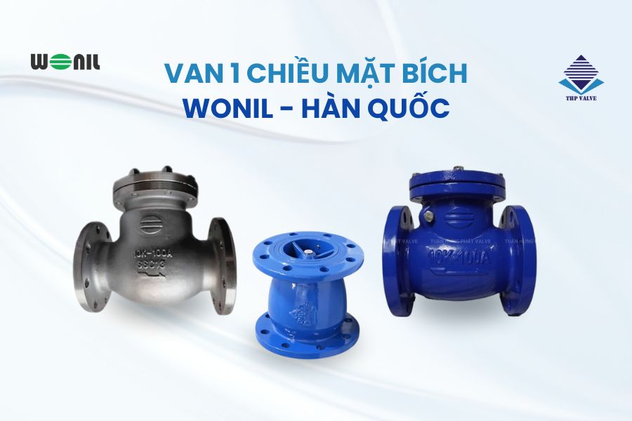 Bật mí cách chọn và lắp đặt van 1 chiều mặt bích Wonil Korea